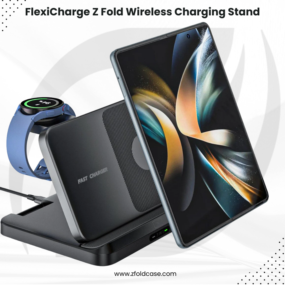 FlexiCharge Z Fold Fast Wireless Charging Stand – Z Fold Case